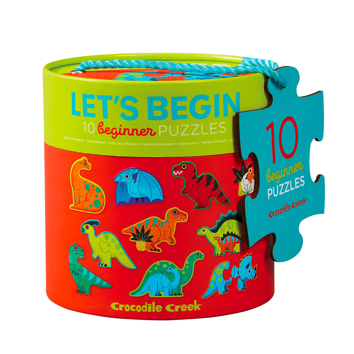 Let's Begin Dinosaur Puzzles | Beginner | Crocodile Creek – Playdreamers