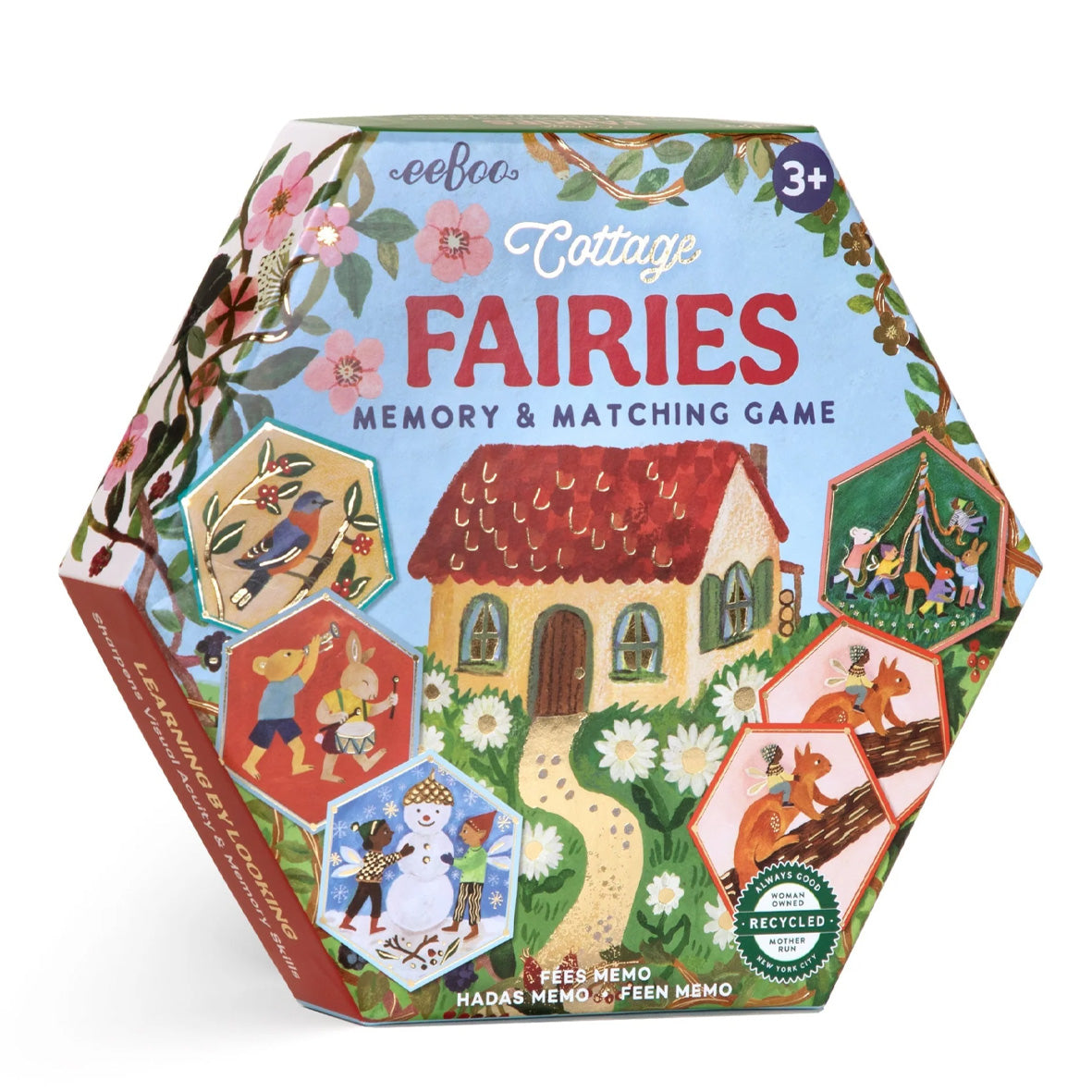 Cottage Fairies Memory Matching Game | eeBoo – Playdreamers