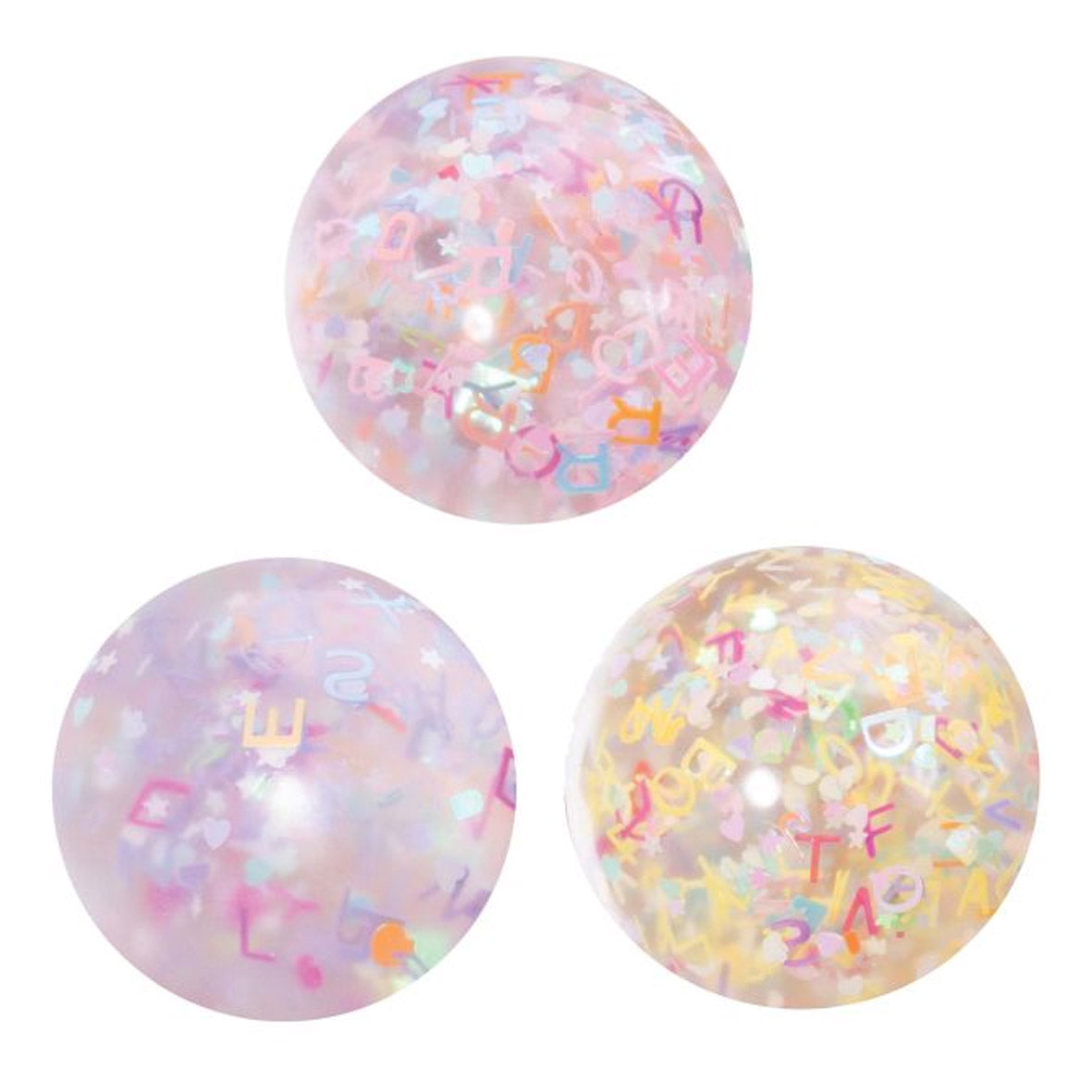 Alphabet Confetti Squish-a-Ball | Discovery Zone – Playdreamers