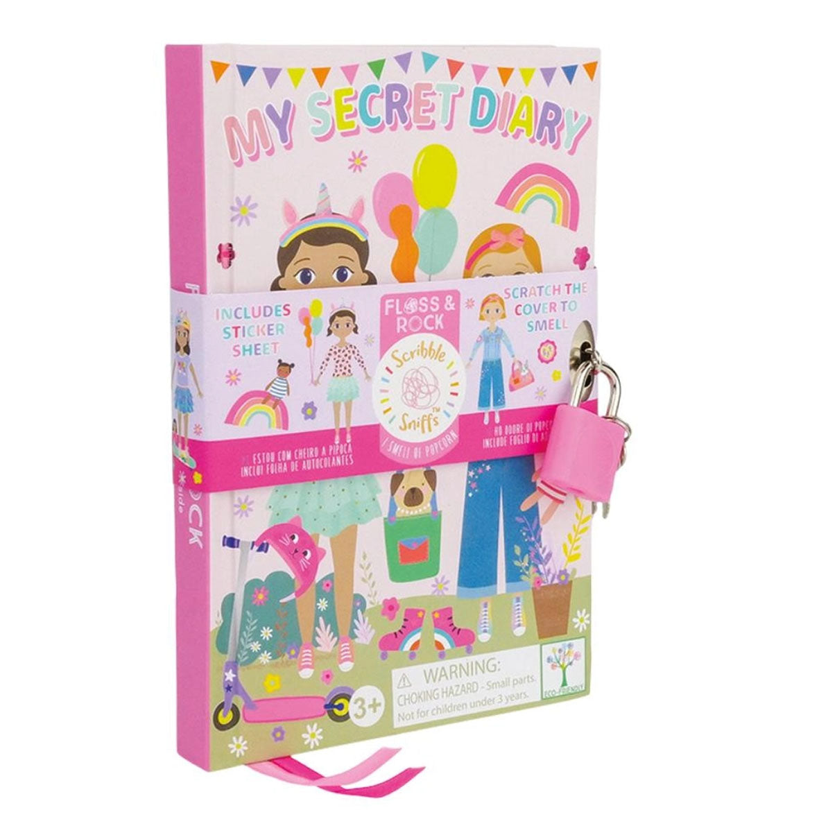 Scratch-and-Sniff Lockable Diary | Best Friends | Floss & Rock ...