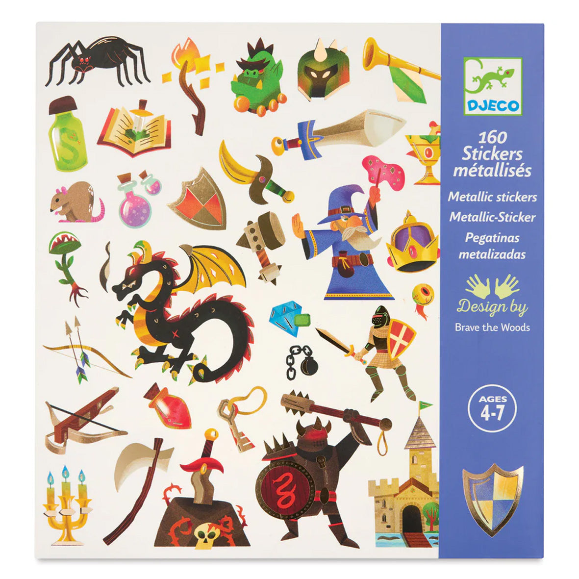 Medieval Fantasy Stickers | Djeco – Playdreamers