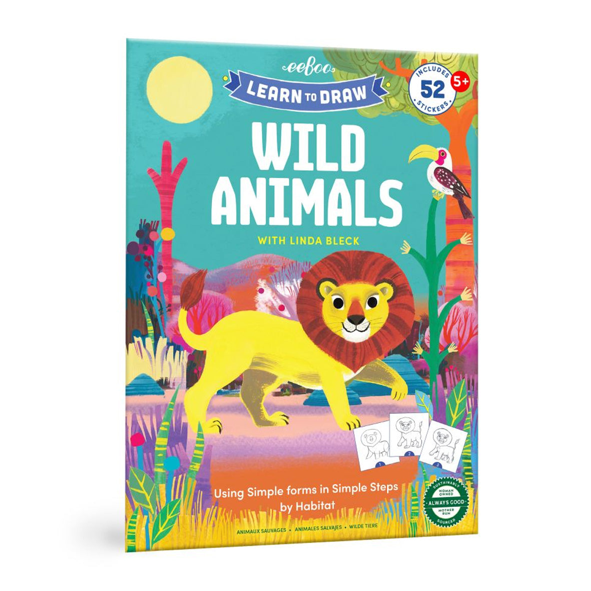 Learn to Draw Wild Animals | eeBoo – Playdreamers