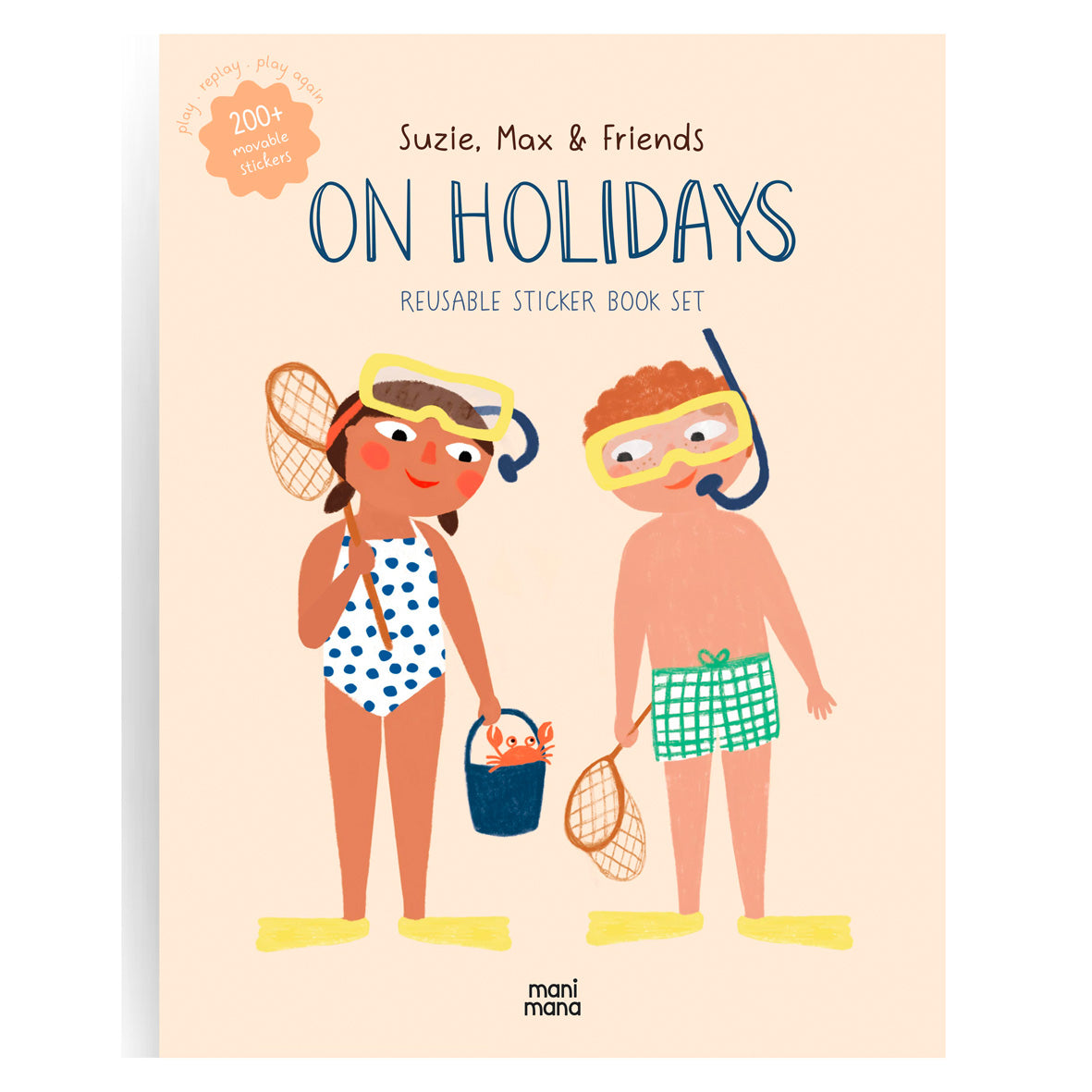 On Holidays | Reusable Sticker Book | Mani Mana – Playdreamers