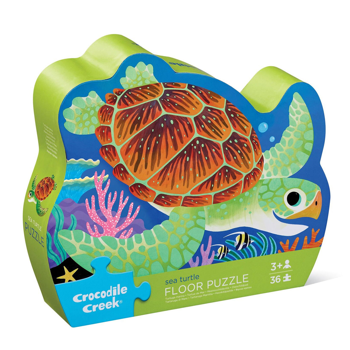 Sea Turtle | 36pc Floor Puzzle | Crocodile Creek – Playdreamers