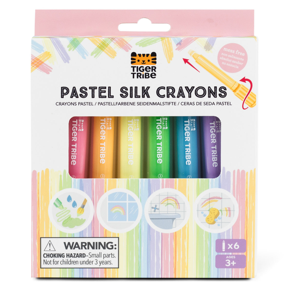Pastel Silk Crayons | Tiger Tribe – Playdreamers