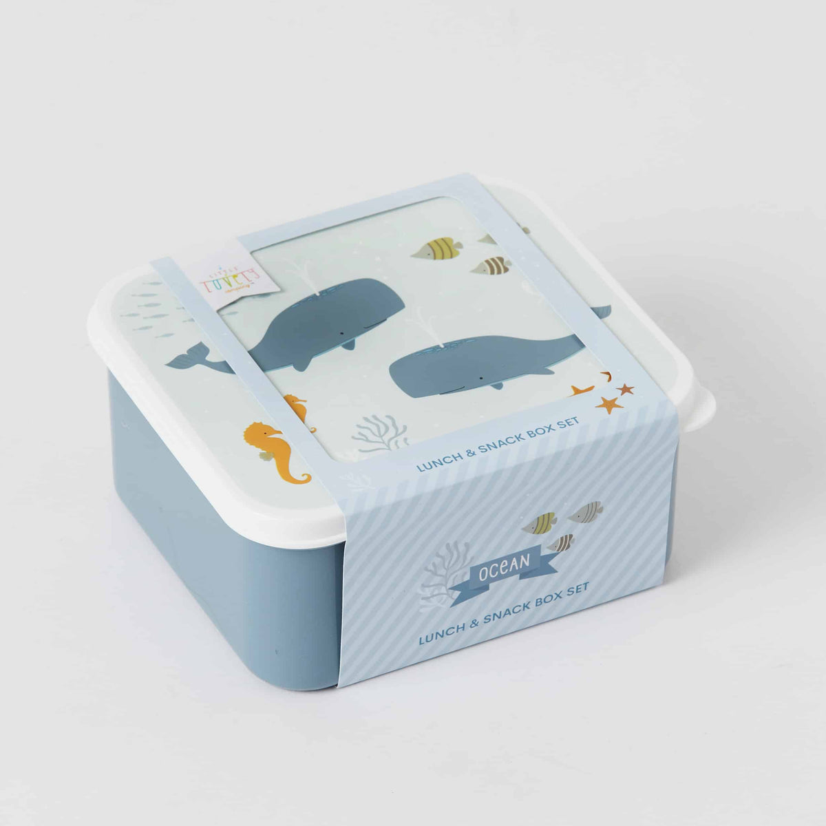Ocean Lunch Box Set Of 4 | A Little Lovely Company – Playdreamers